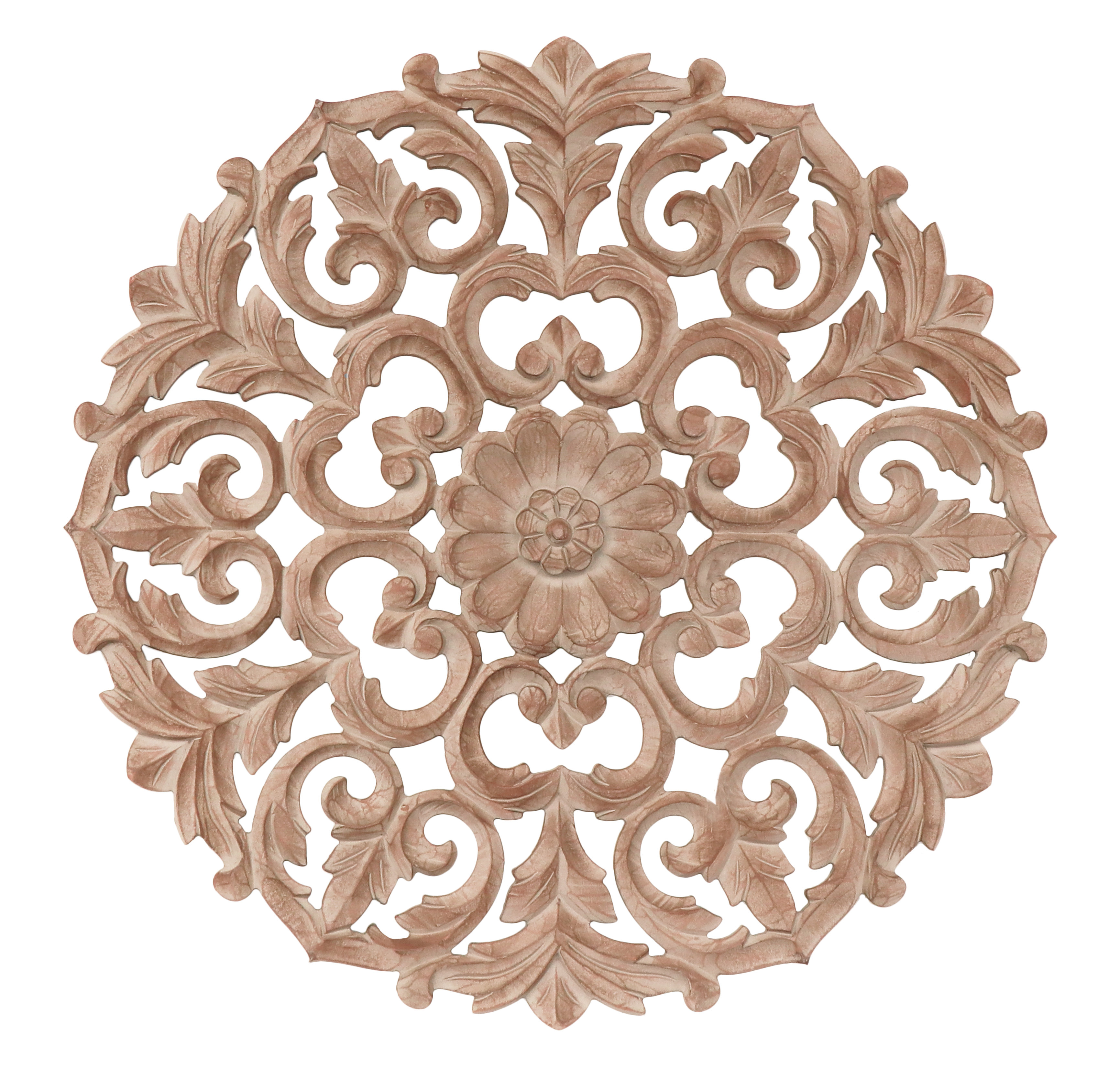 Ophelia & Co. Varinia Wall Medallion | Handcrafted Wall Decor for Your Office or Room | Round ...